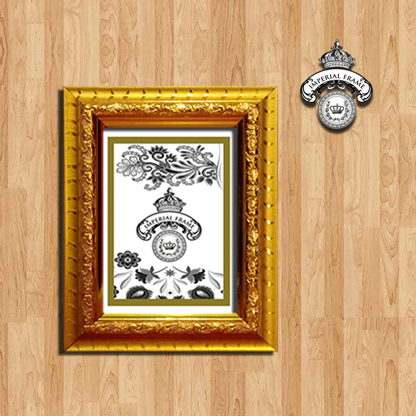 Bingkai Figura Frame Foto Ukir 5R (13X18 CM) Gold/Cokelat/Silver ...