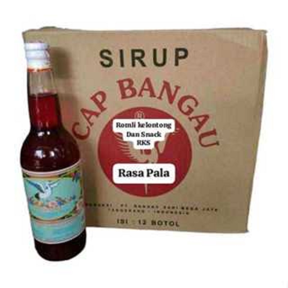 Cap BANGAU - BANGO Sirup Varian rasa 1 Dus / Karton Isi 12 Botol 620ml ...