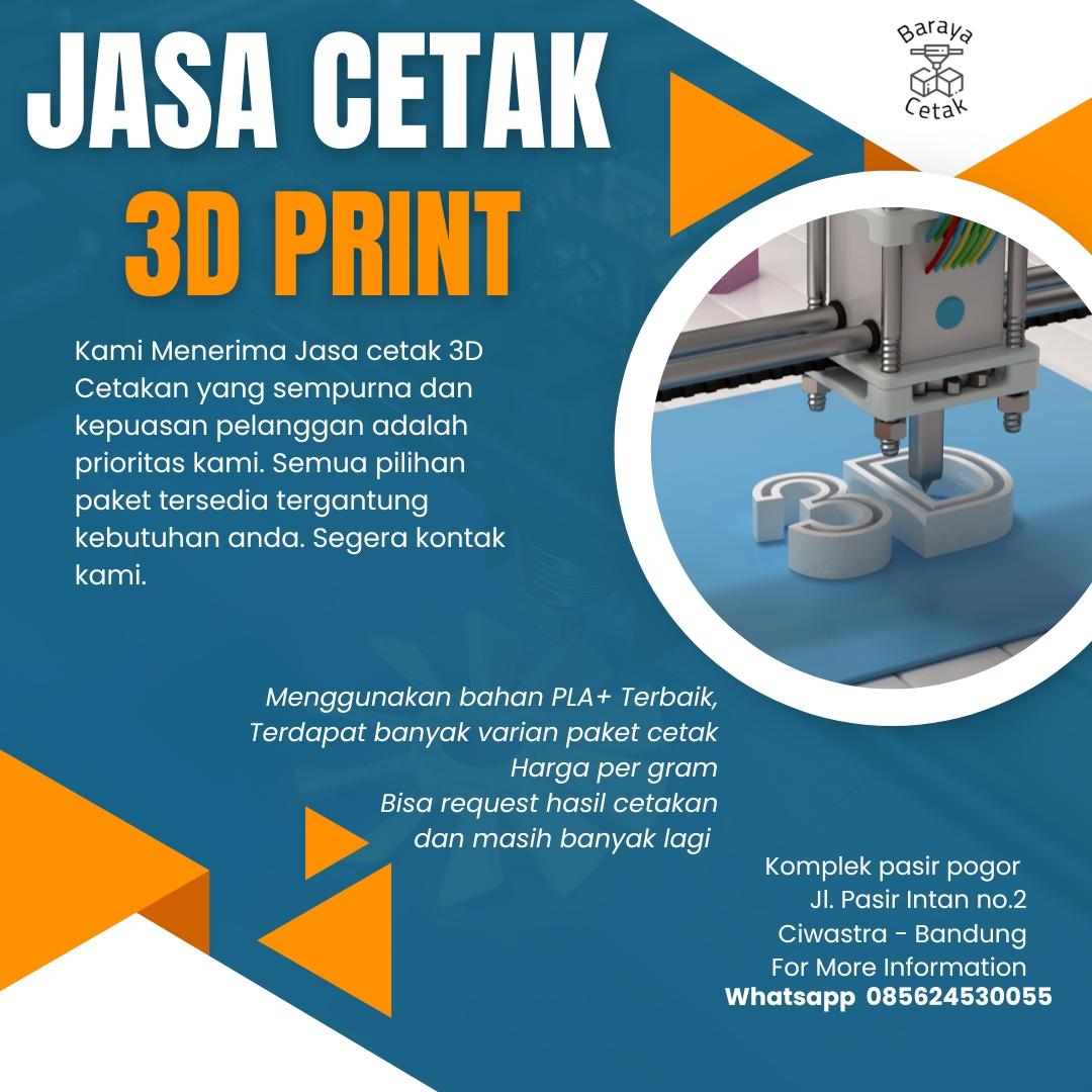 Kualitas Premium Jasa Cetak 3D print printer Printing 3 Dimensi ...