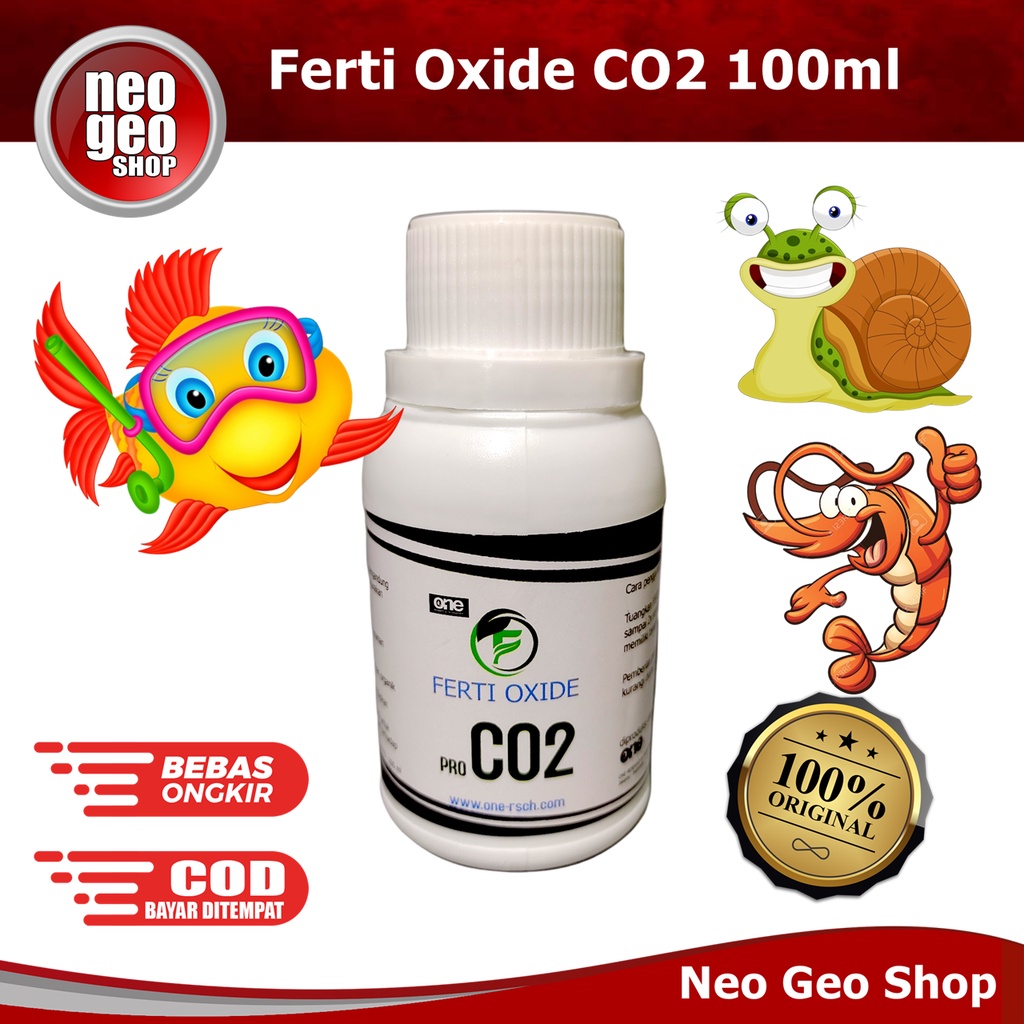 FERTI OXIDE PRO CO2 100 ML 100ML Pupuk Cair Tanaman Aquascape Aquarium ...