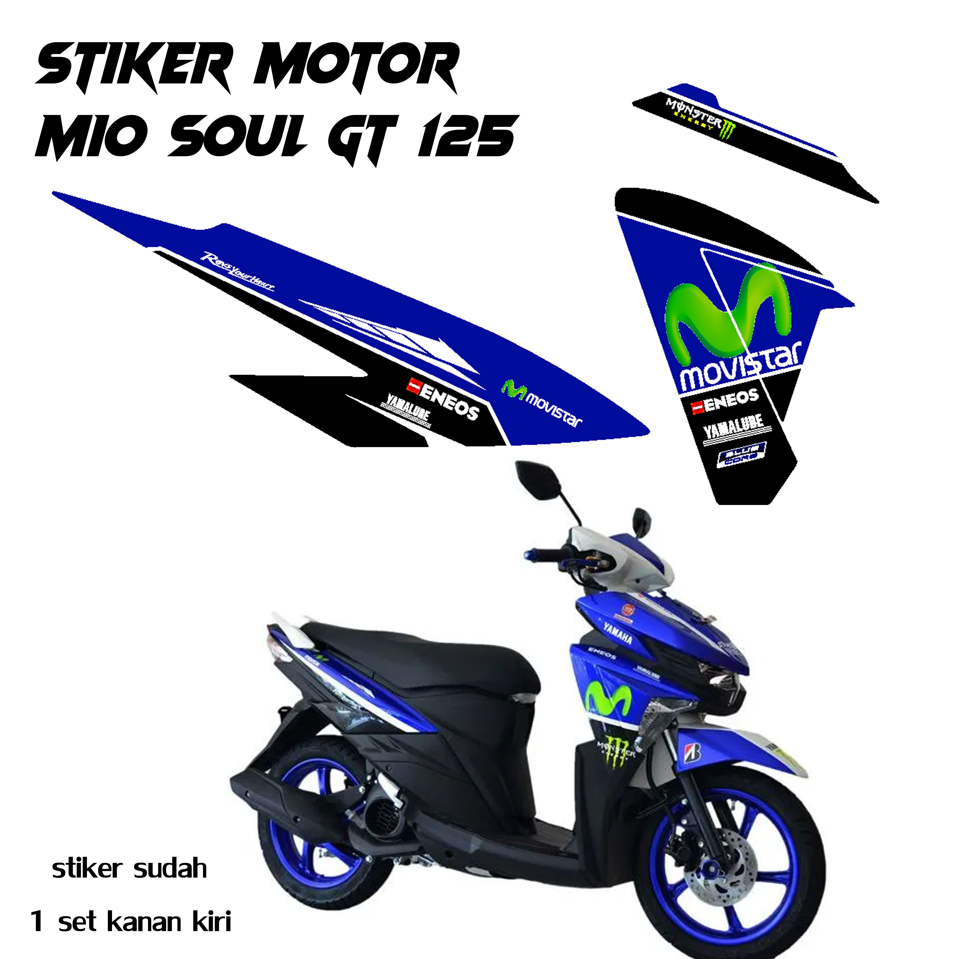 Stiker Motor MIO SOUL GT 125 Seri MotoGP | Lazada Indonesia