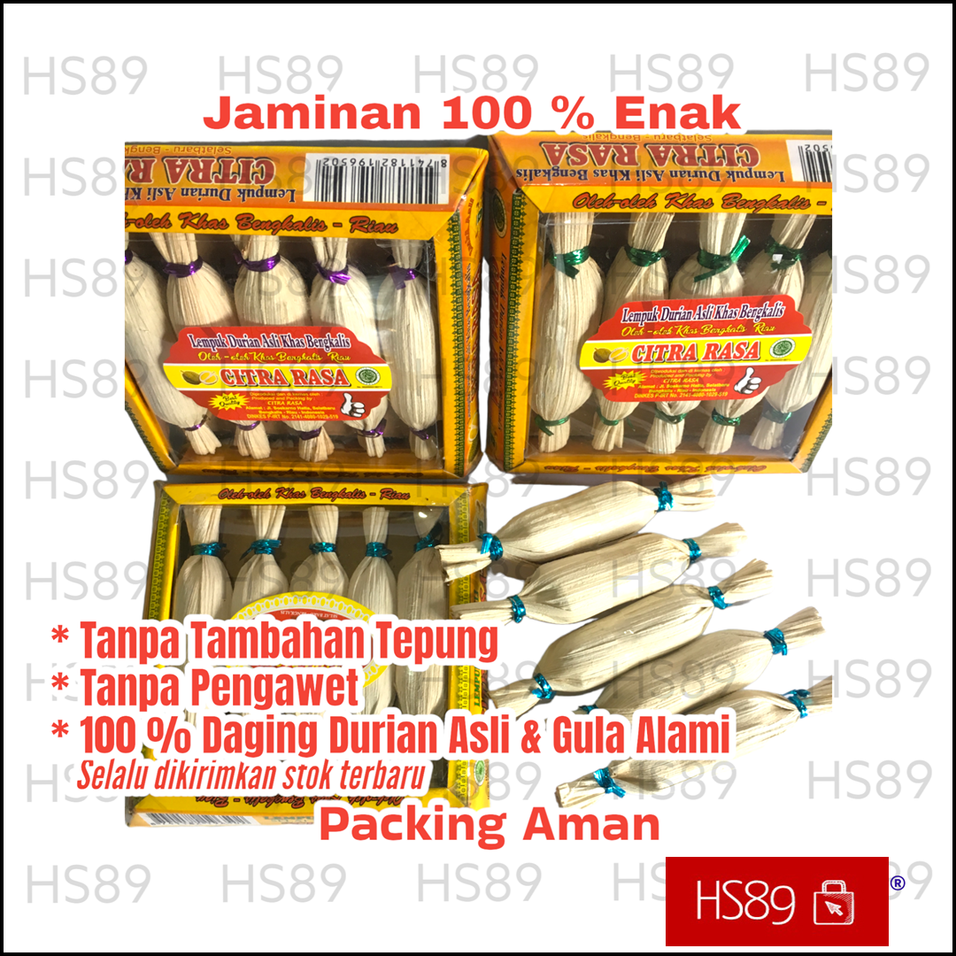 Lempok Durian Bengkalis Riau Asli Citra Rasa isi 5 pcs - Lempuk Durian ...