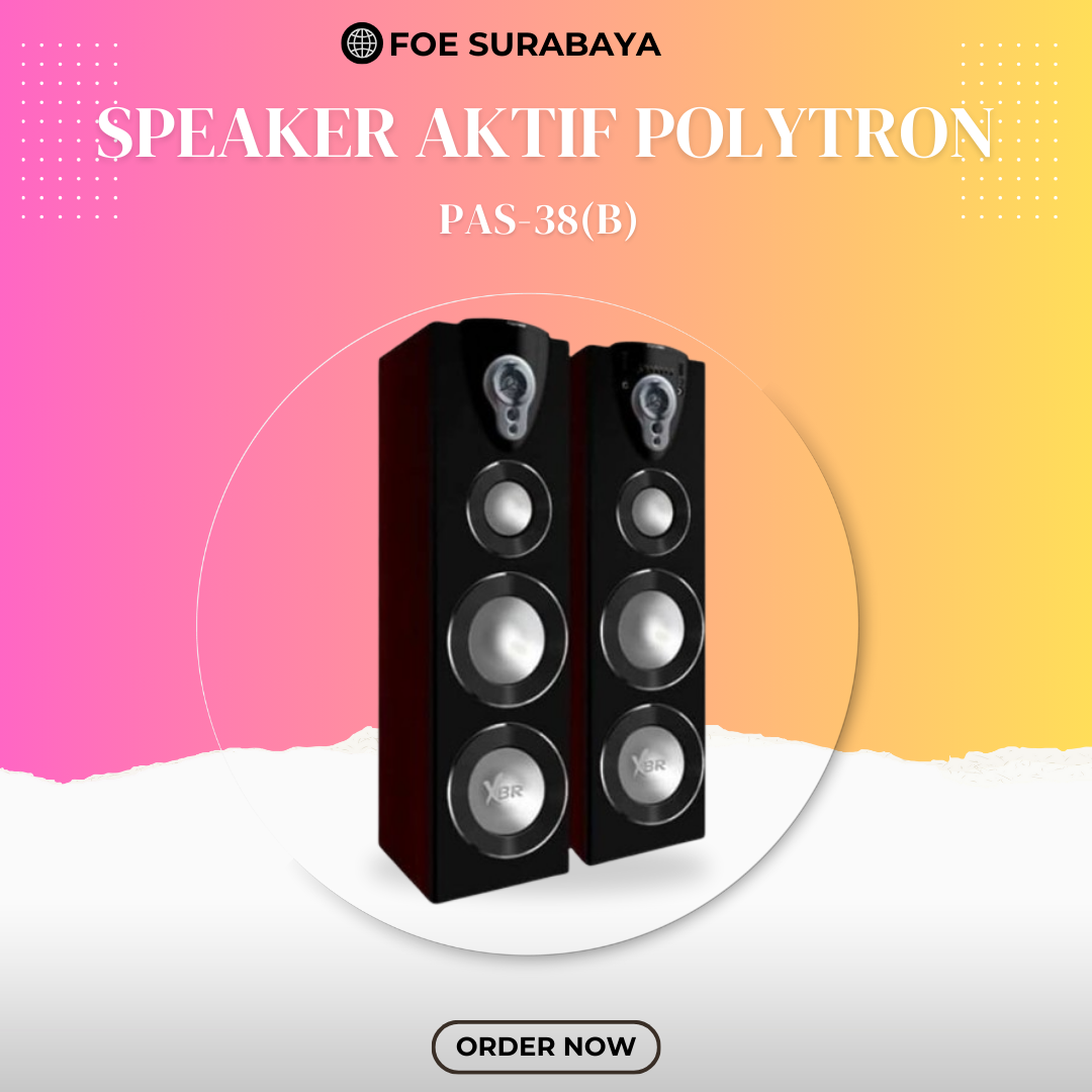 [EKS - DISPLAY} SPEAKER AKTIF POLYTRON PAS-38(B) | Lazada Indonesia