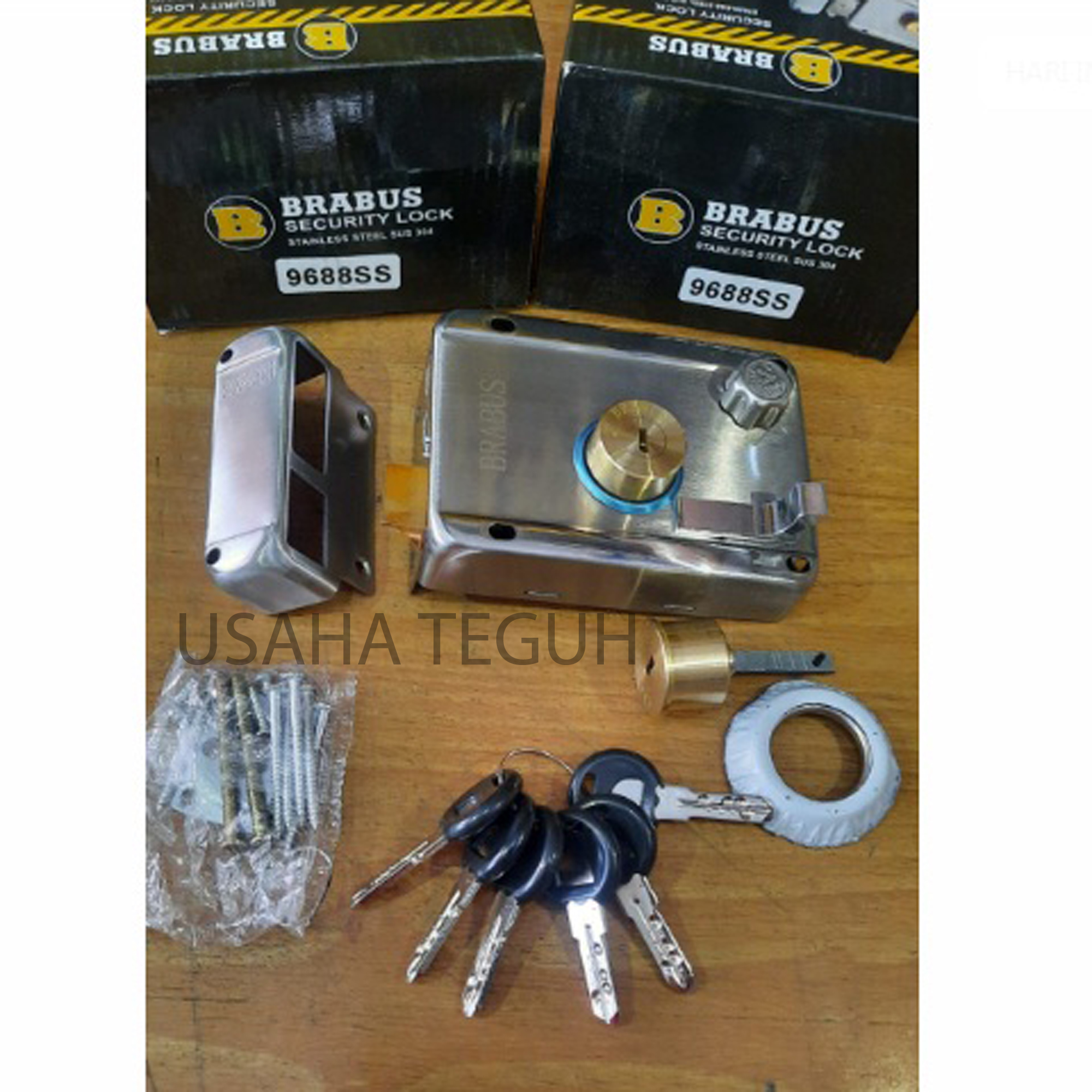 Kunci Pintu Otomatis / Kunci Pintu Besi Otomatis Stainless Steel 304 ...