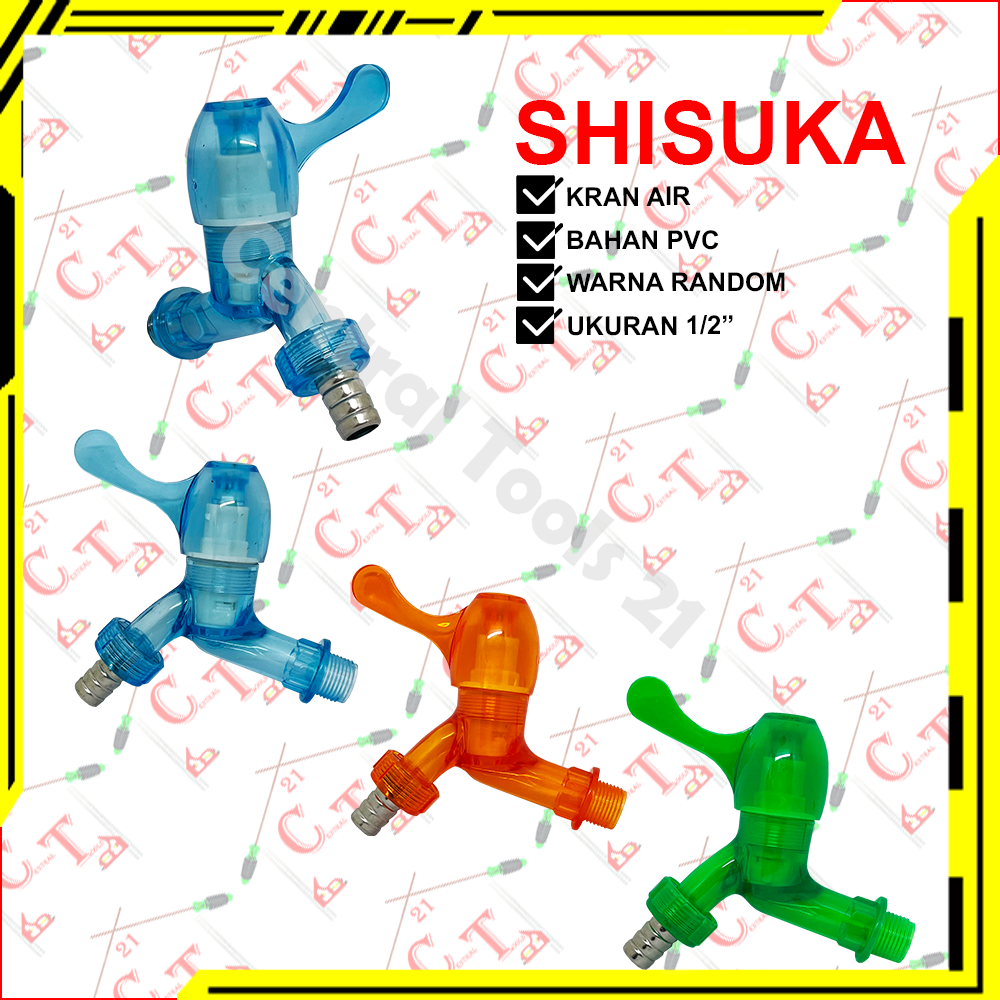 Kran Pvc Taman Model Engkol 1/2 Inch Shisuka Keran Air Kamar Mandi ...