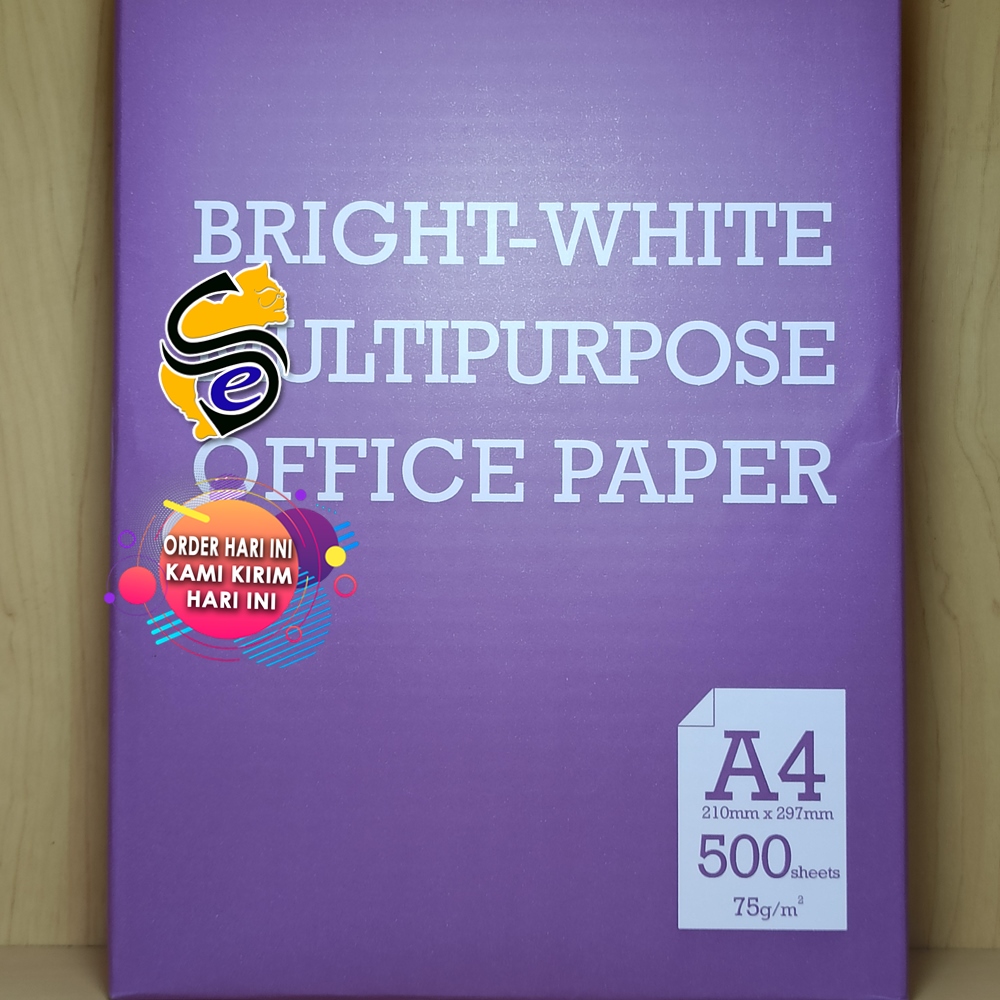 Kertas Print / Fotocopy HVS A4 75g / 1 Rim Merk BMO | Lazada Indonesia