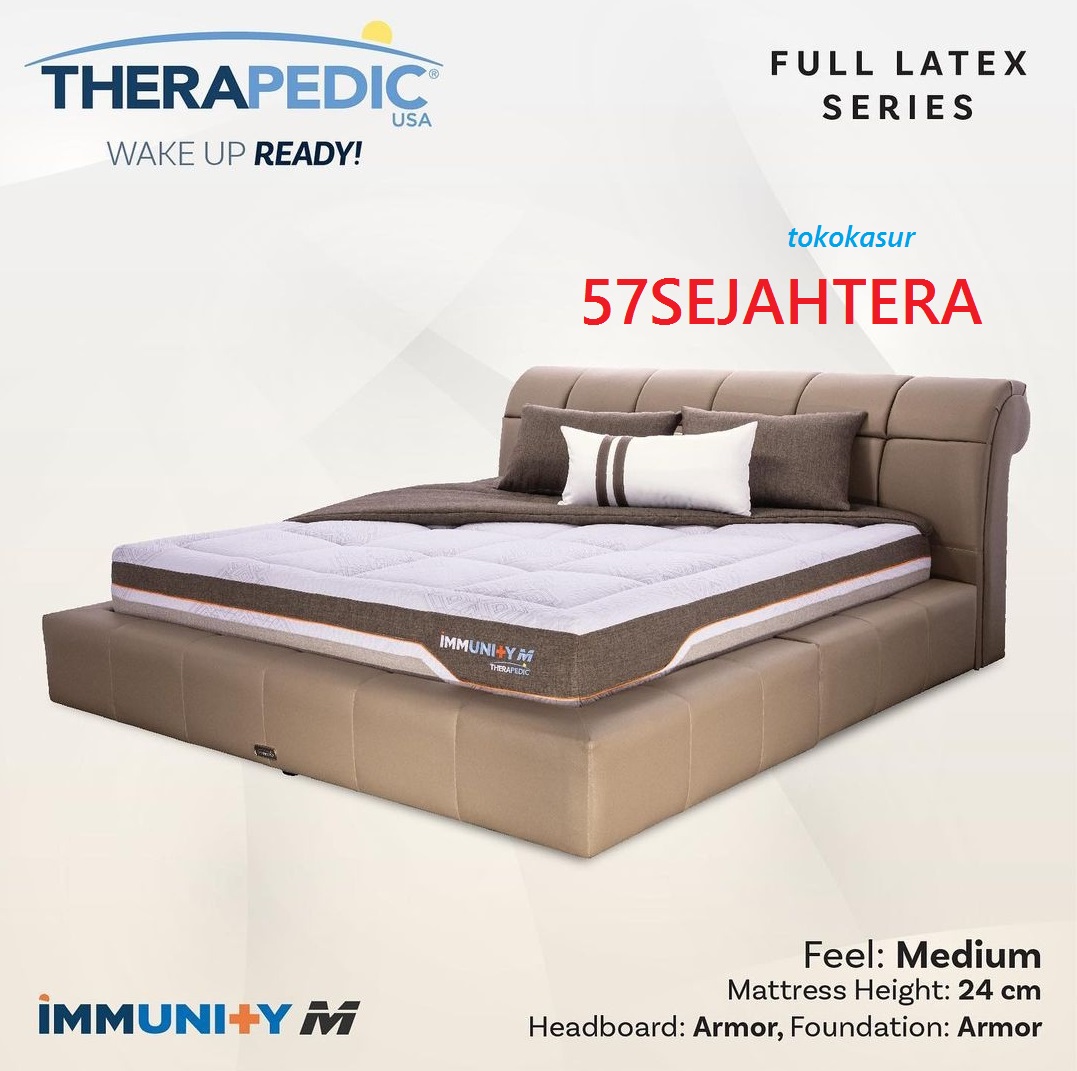 Kasur Full Latex Series THERAPEDIC iMMUNITY M - Full Set | Lazada Indonesia