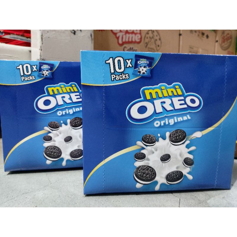 Oreo Mini Box isi 10 Original Biskuit Krim HALAL | Lazada Indonesia