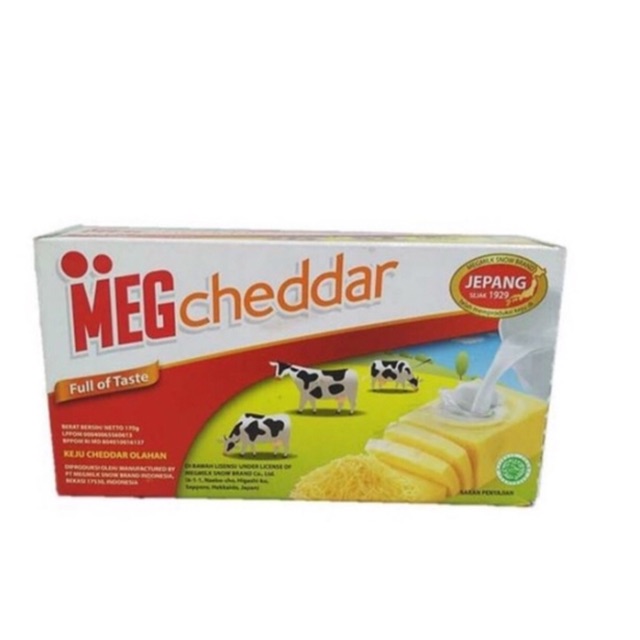 Keju MEG Cheddar Merah 170 gr Cheese Batang | Lazada Indonesia