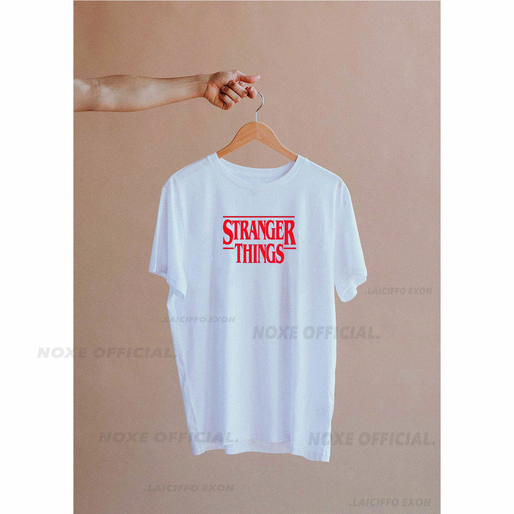 Baju kaos polos bahan adem gambar stranger things netflix pria dan ...