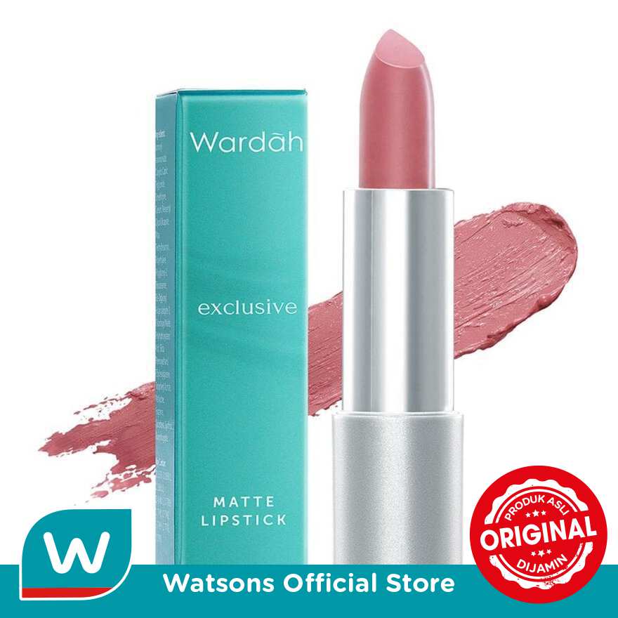 WARDAH Exclusive Matte Lipstick 18 Rosy Pink 3.5g | Lazada Indonesia