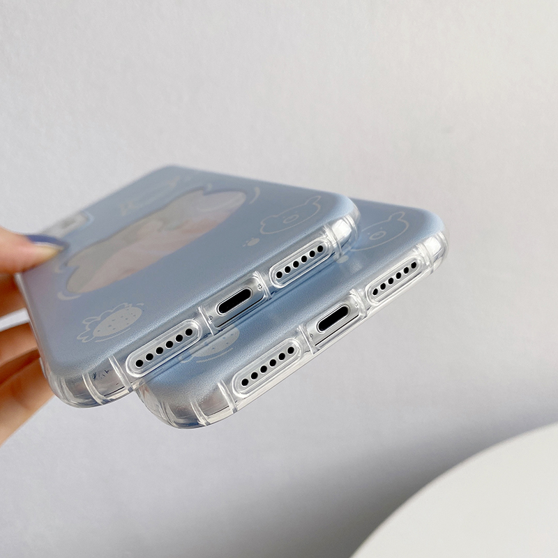 ปลอก OPPO Vivo Y01 Y15A Y15S 2021 Creative หมีสามารถใส่รูปภาพรูปแบบยาง ...