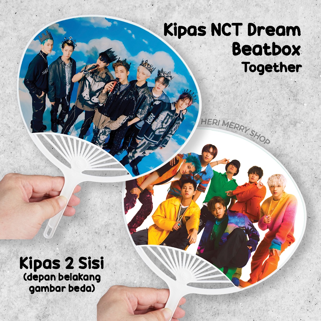 Kipas NCT Dream Beatbox - Merchandise KPOP Hand fan Unofficial Kipas ...