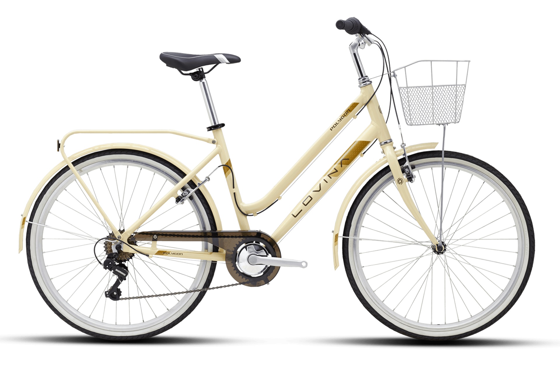 SEPEDA MINI POLYGON LOVINA 26. SEPEDA KERANJANG CITY BIKE CREAM ...