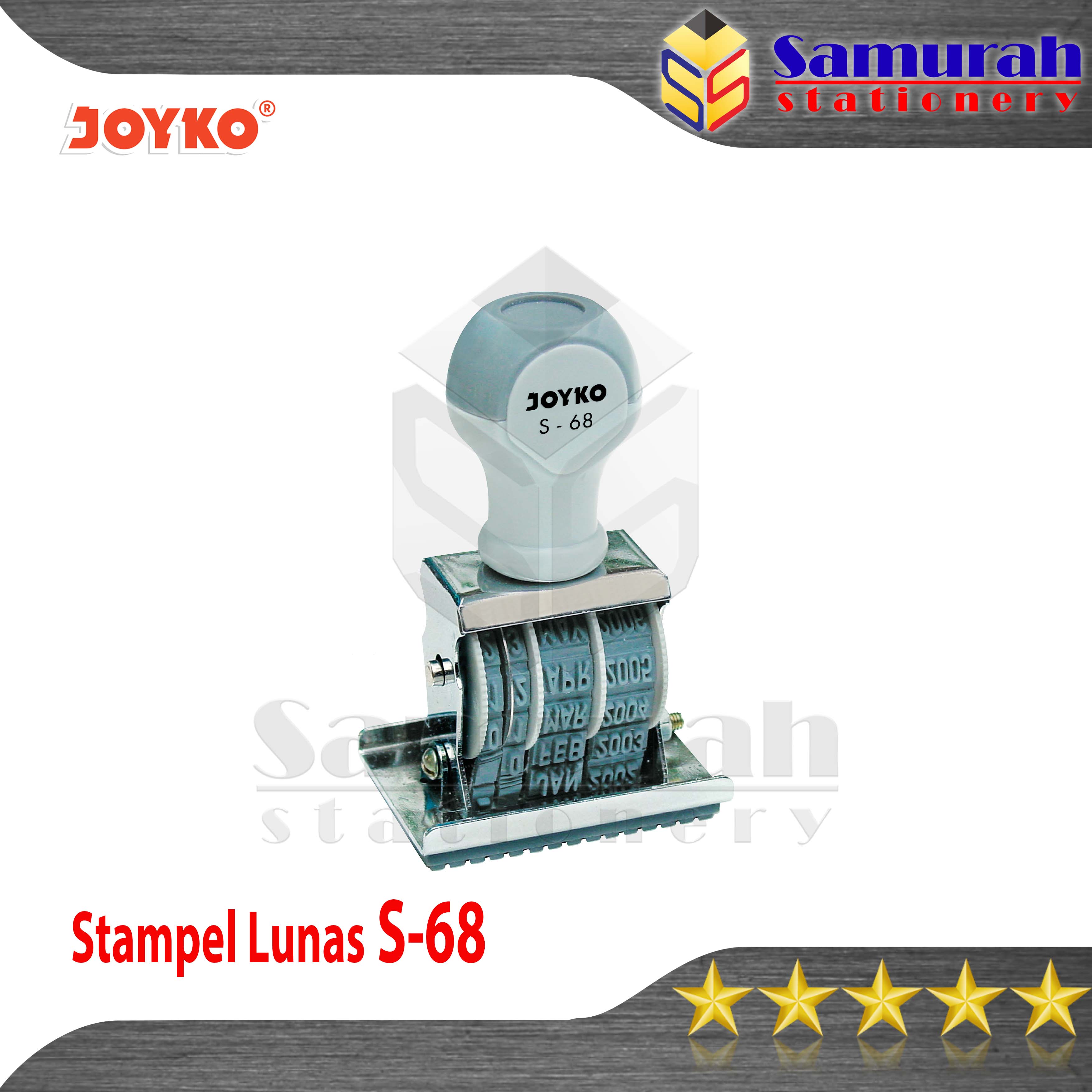 Stampel Tanggal - Lunas Joyko S-68 / Stamp S 68 Date | Lazada Indonesia