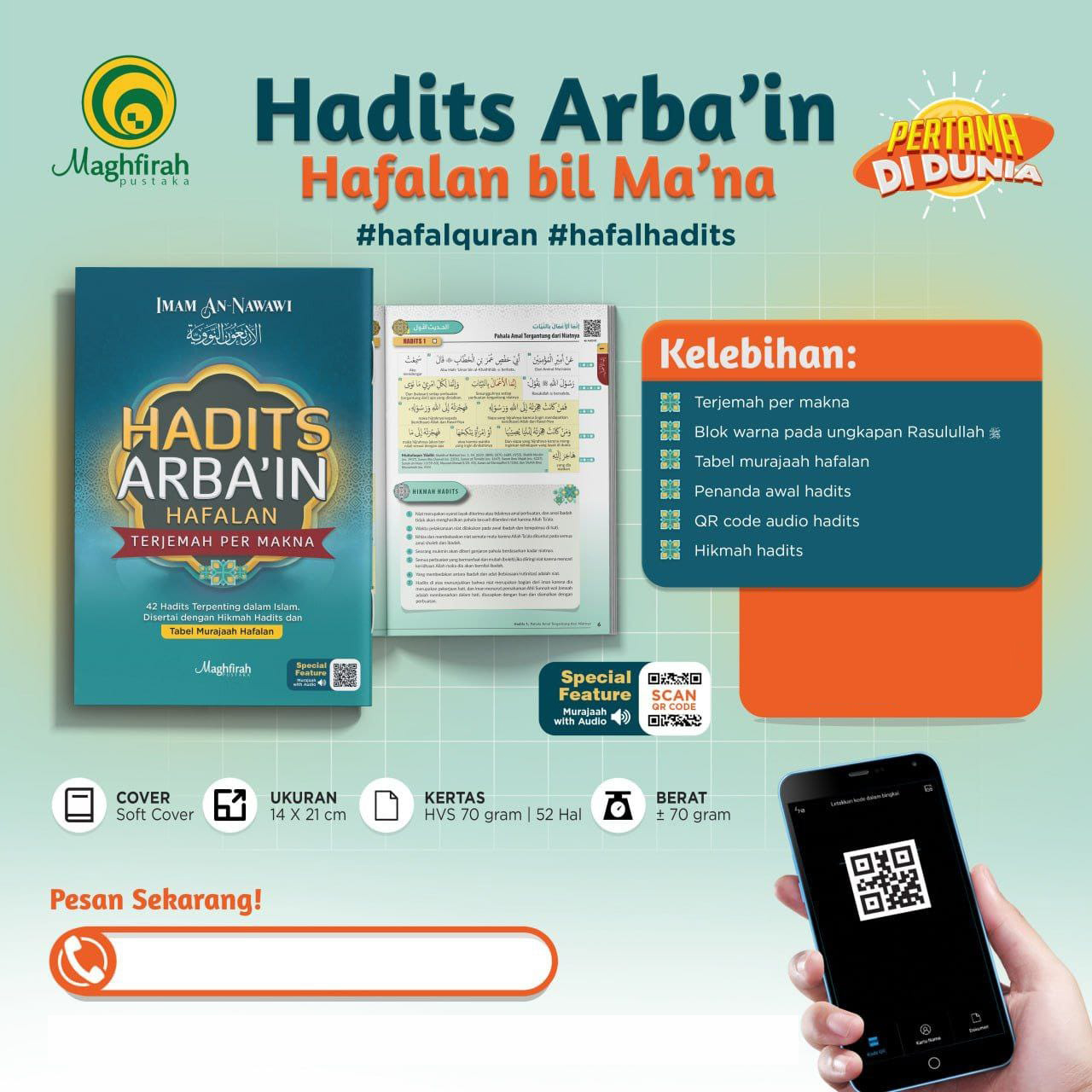 Hadits Arba'in Hafalan bil Ma'na - Hapalan Terjemah Per Makna 42 Hadist Terpenting dalam Islam ...