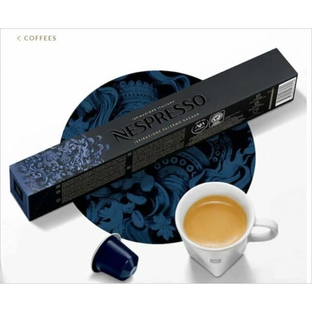 Nespresso Ispirazione Palermo Kazaar Coffee Capsules - Kapsul Kopi ...