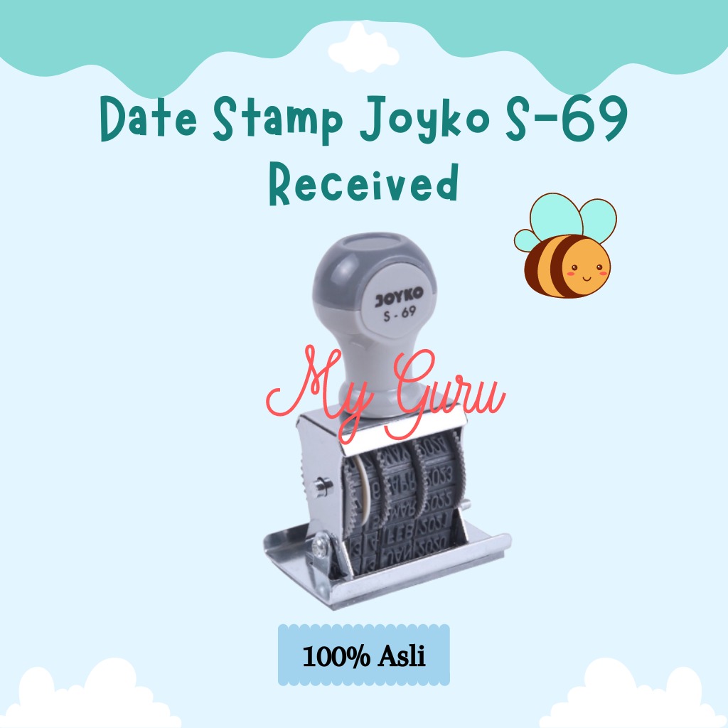 [PCS] STEMPEL TANGGAL / DATE STAMP JOYKO S-69 RECEIVED | Lazada Indonesia