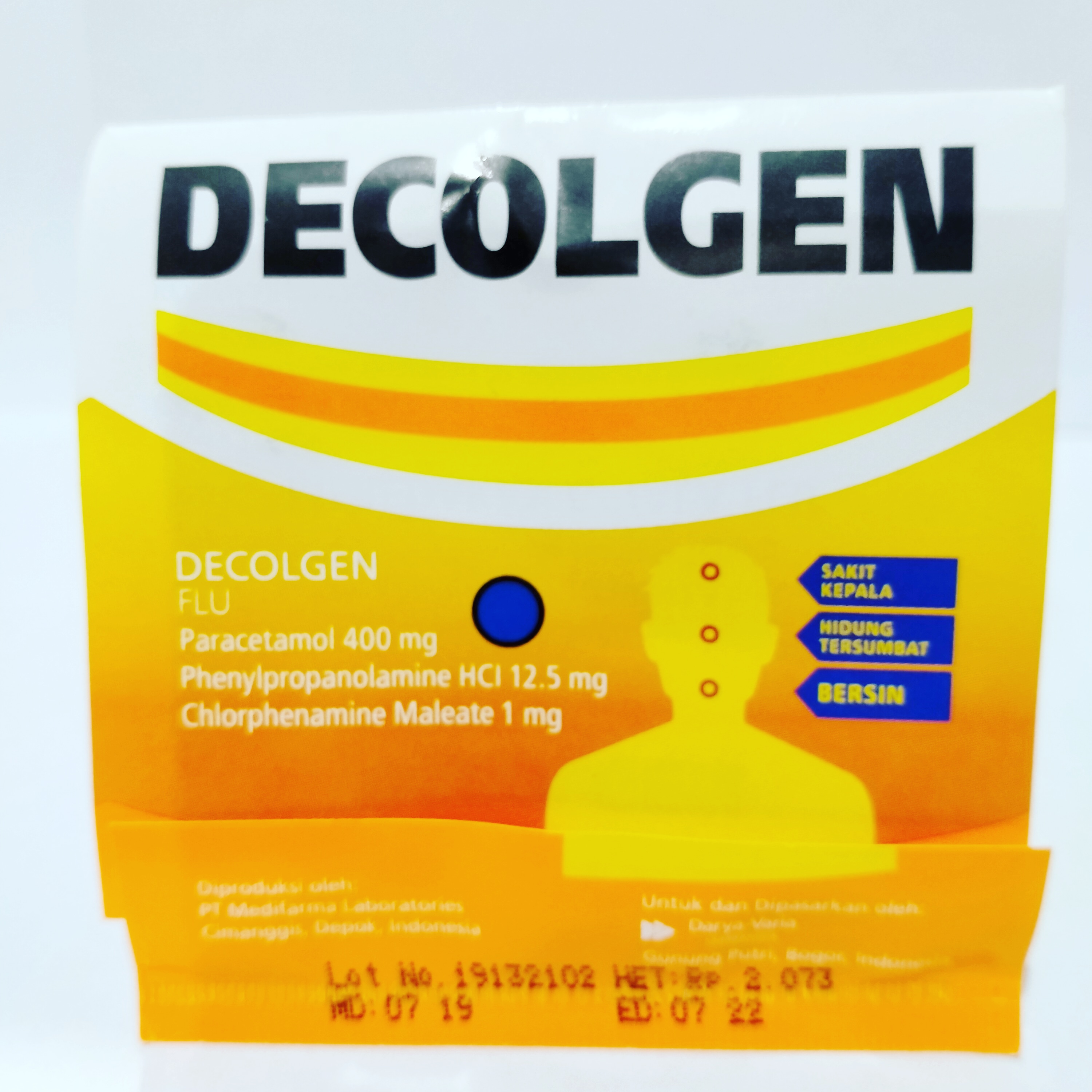 DECOLGEN STRIP ISI 4 | Lazada Indonesia