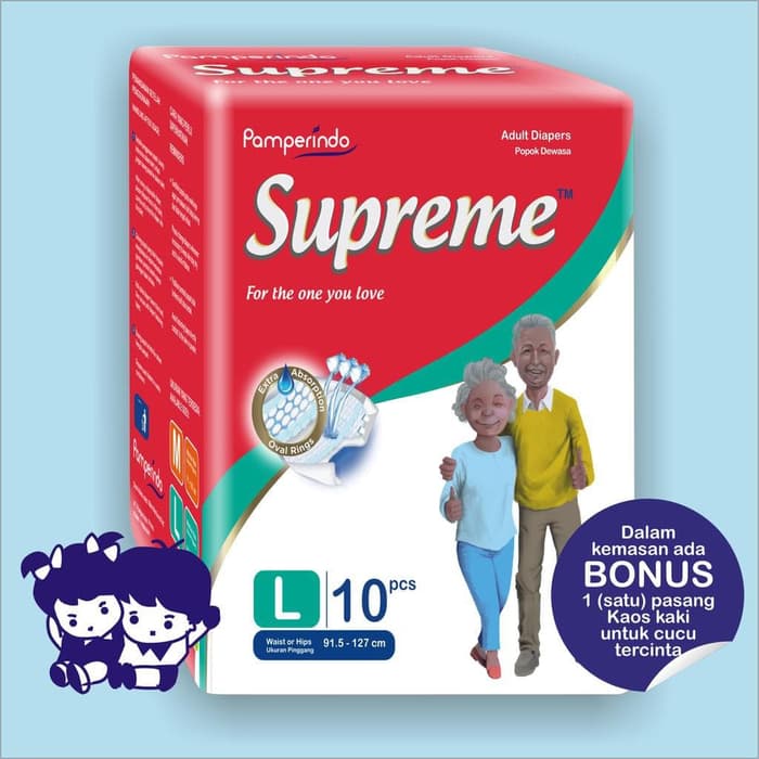 Supreme Adult Diapers L 10 - Popok Dewasa, Popok Orang tua | Lazada ... Supreme Adult Diapers L 10 - Popok Dewasa, Popok Orang tua | Lazada ...