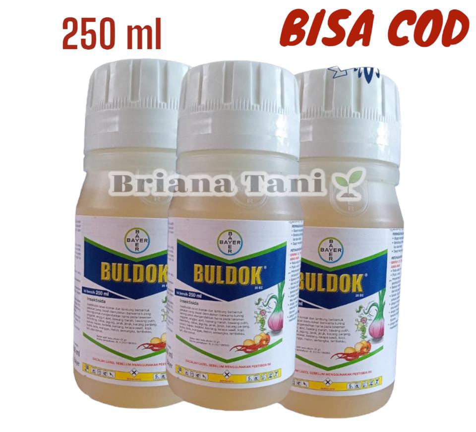 Buldok 25EC 250 ml Insektisida Obat Pembasmi Hama Ulat Tanaman Bahan ...