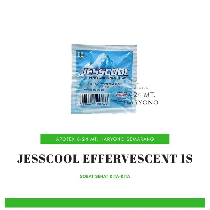 JESS COOL EFFERVESCENT ISI 1 TABLET | Lazada Indonesia