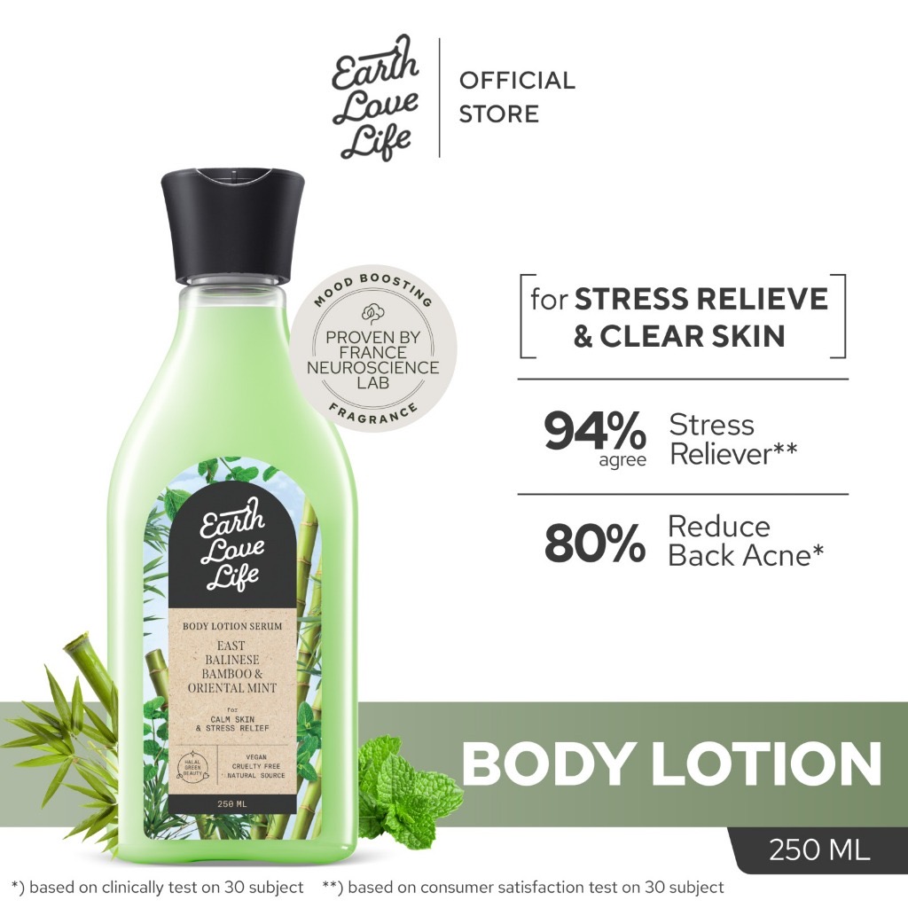 EARTH LOVE LIFE Body Lotion Serum Indonesia / Lotion Serum Tubuh 250ml ...