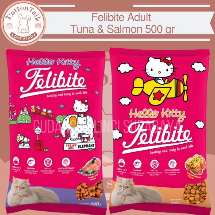 Felibite Adult Tuna Salmon 500gr / Makanan Kucing Felibite Tuna Salmon ...