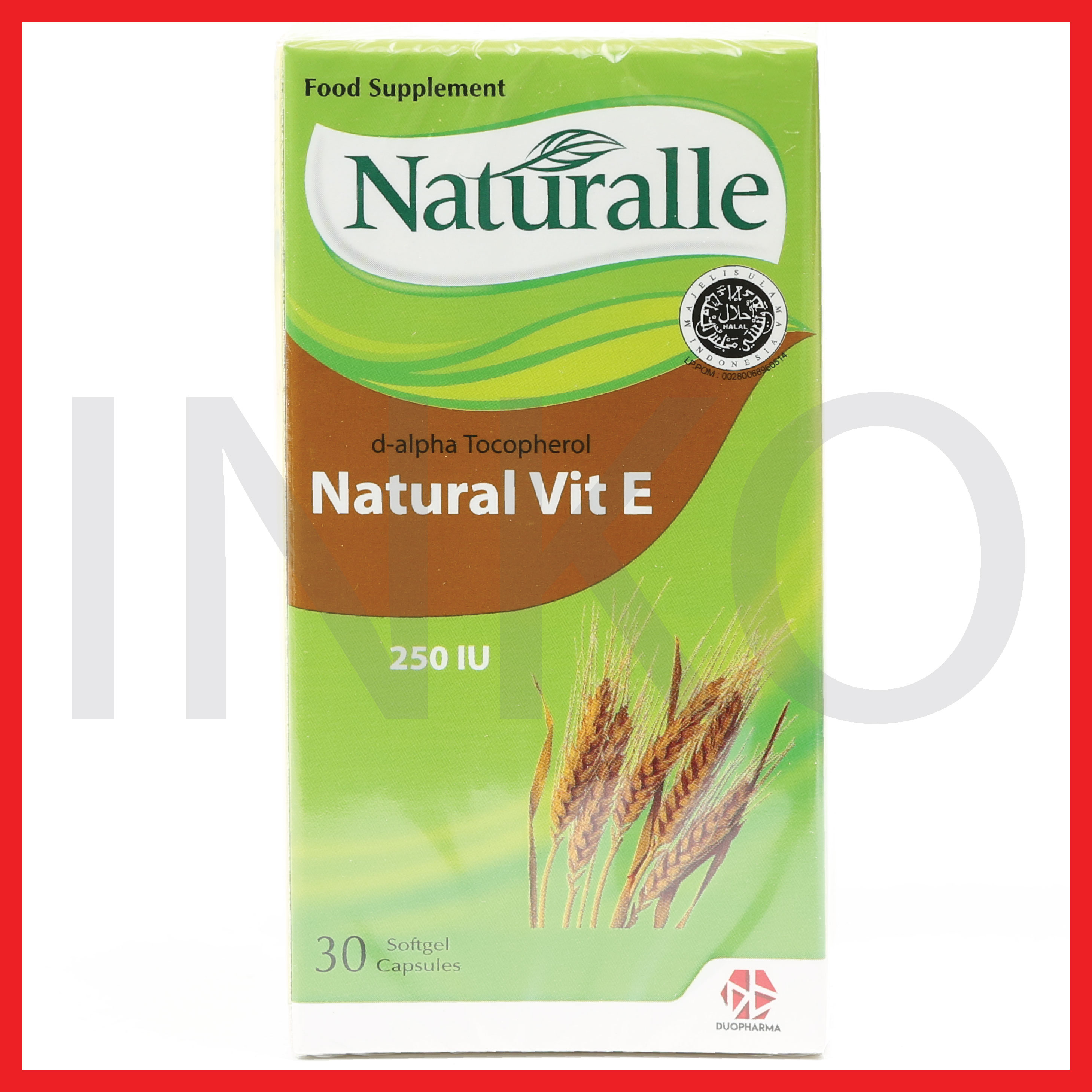 NATURALLE NATURAL VIT E 250 IU D ALPHA TOCOPHEROL 30 SOFTGEL | Lazada ...