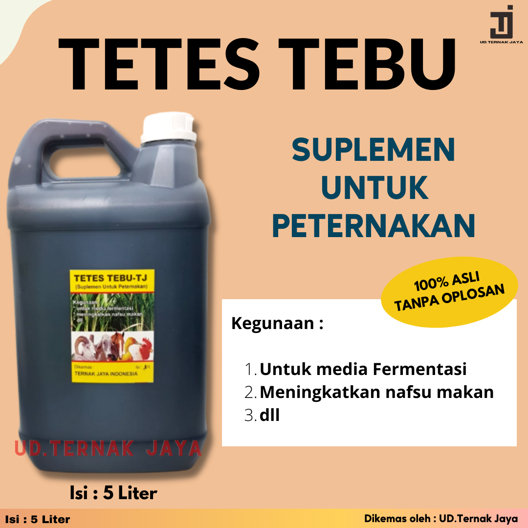 Molase Tetes Tebu Asli Kemasan Derigen 5 Liter | Lazada Indonesia