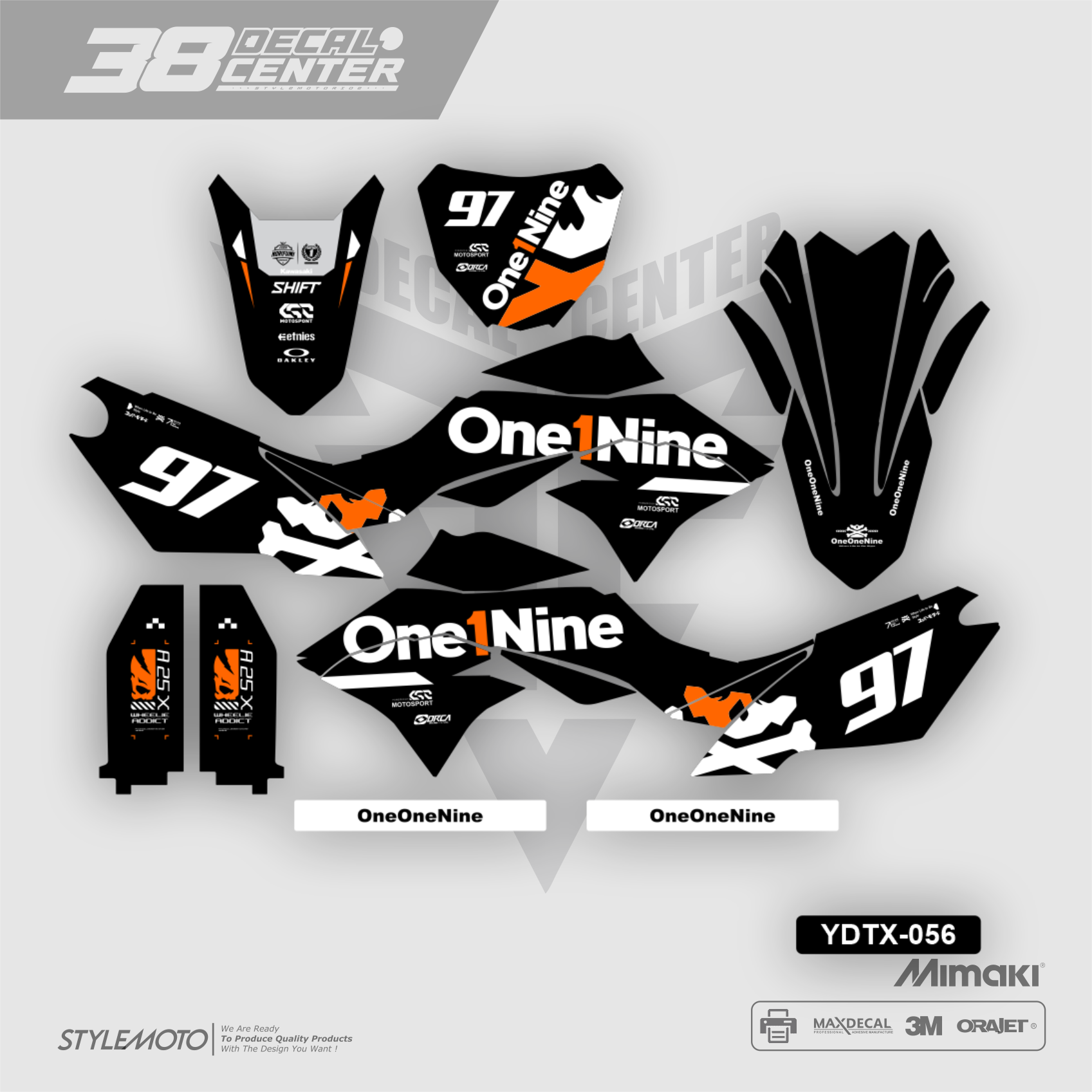 STICKER DECAL DTRACKER DESAIN CUSTOM TERBARU DECAL DTX TERLARIS ...