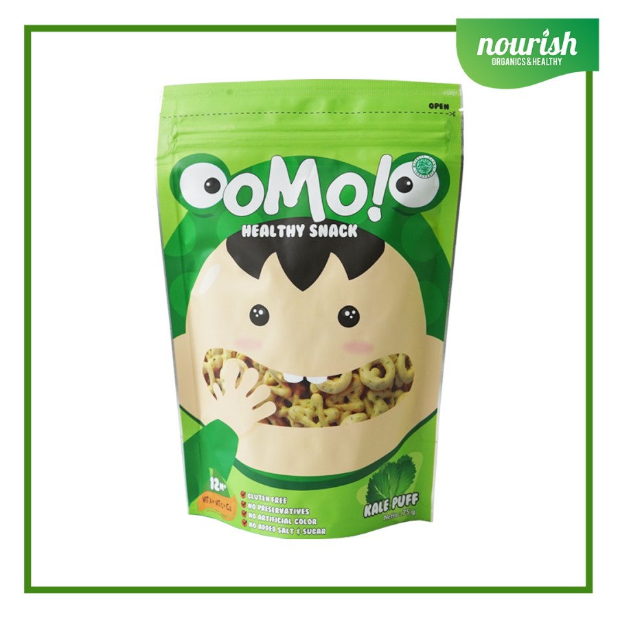OMO ! OMO PUFF - Omo Healthy Snack Sehat Bayi Anak 75g - KALE | Lazada Indonesia