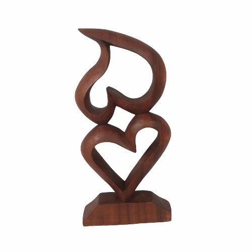 Patung abstrak bali kayu 30cm Pajangan patung kayu | Lazada Indonesia