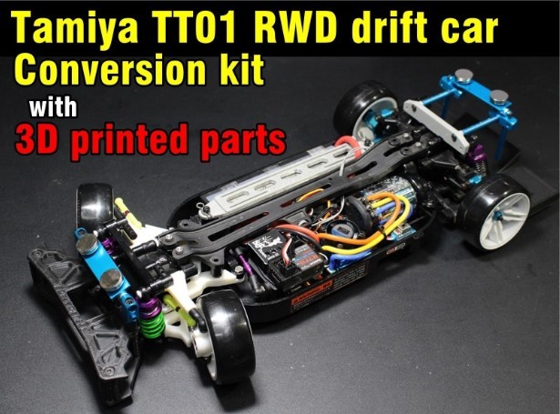 Tamiya TT01 RWD drift car conversion kit 3D print model | Lazada Indonesia
