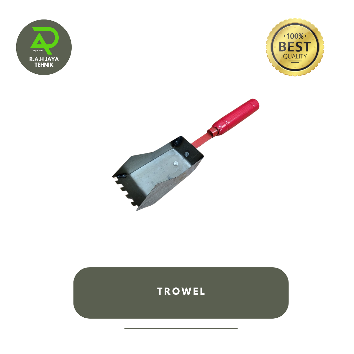 trowel perata adukan semen bata ringan bahan besi kokoh ukuran 7,5 cm ...