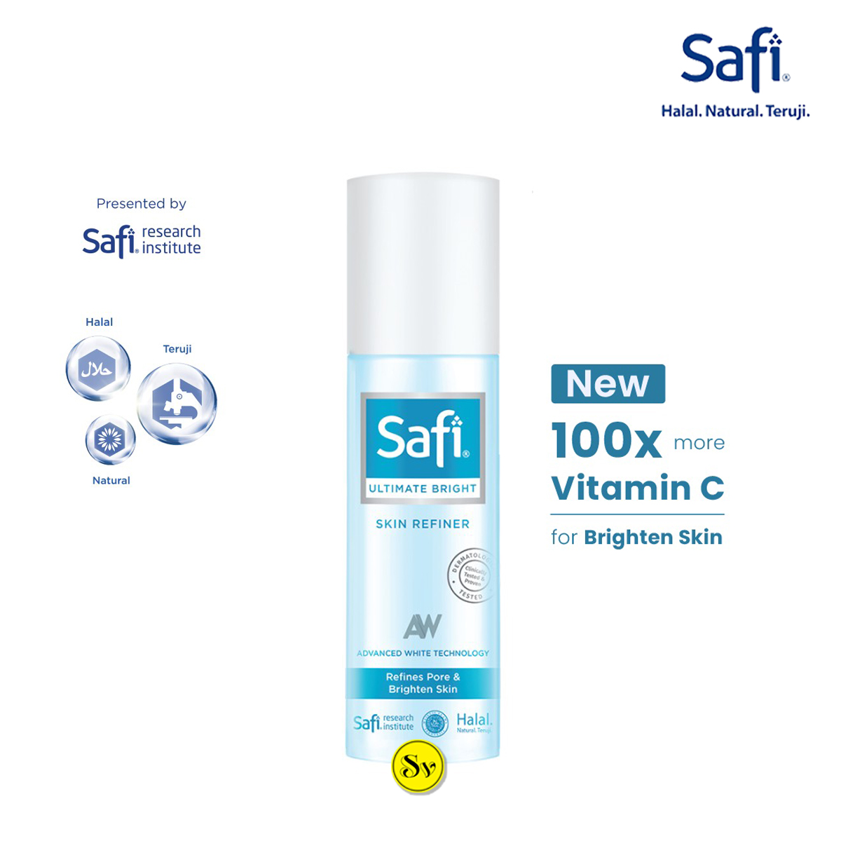 Safi Ultimate Bright Skin Refiner 100ml - Toner Wajah Safi White Expert ...