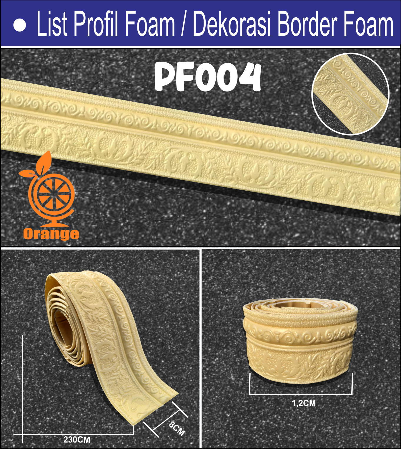 List Border Foam Plafon Profil Moulding Wallpaper Dekorasi Borders ...