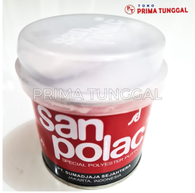 Dempul Plastic Sanpolac 250gr San Polac Dempul Mobil Polyester Putty ...