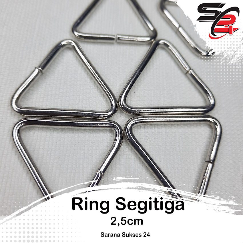 Ring Besi Segitiga Nikel 2,5cm isi 1 lusin - Sarana Sukses 24 | Lazada ...