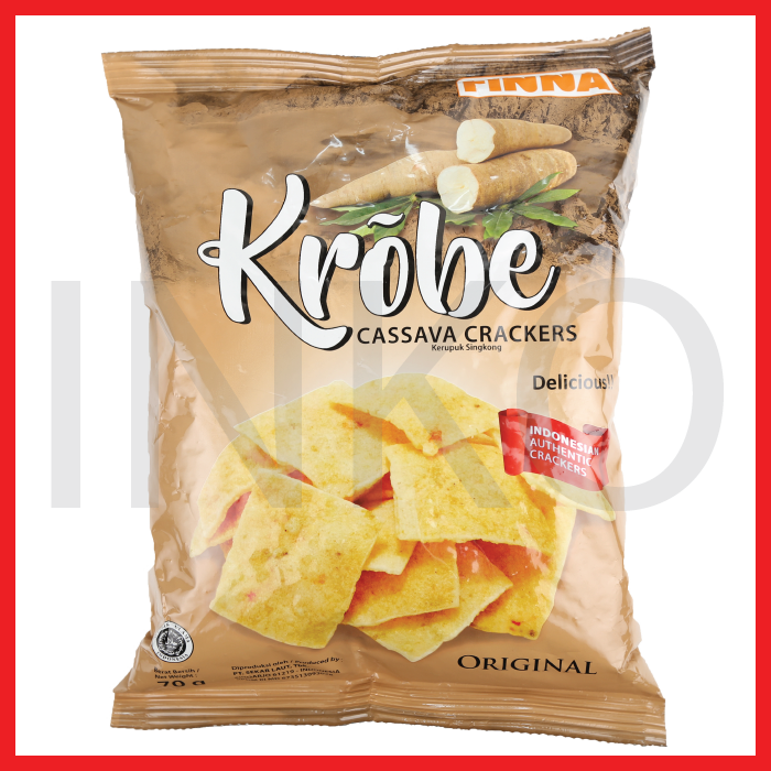FINNA KROBE CASSAVA CRACKERS ORIGINAL 70GR | Lazada Indonesia