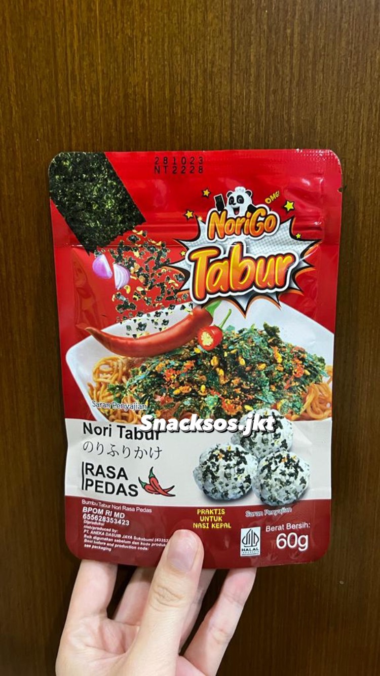 NoriGo Tabur Rumput Laut Sprinkles Laver Seaweed Original / Sapi ...