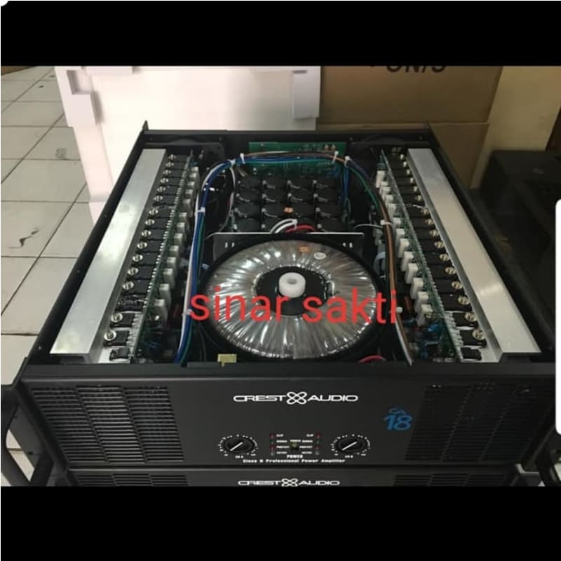 POWER AMPLIFIER CREST AUDIO CA18/CA 18 body panjang | Lazada Indonesia