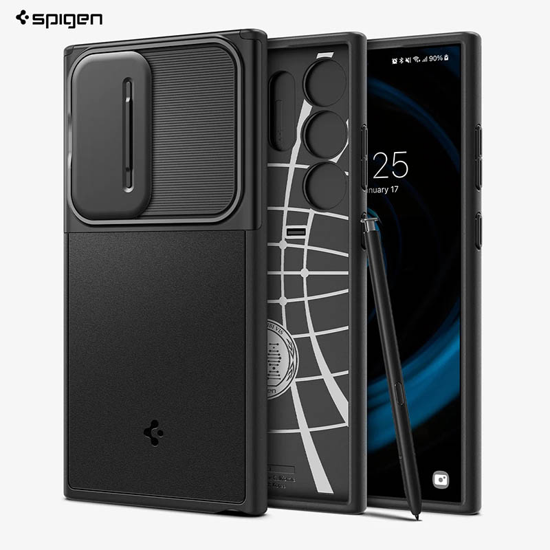 Spigen Optik Armor Case Samsung Galaxy S24 Ultra - casing handphone ...