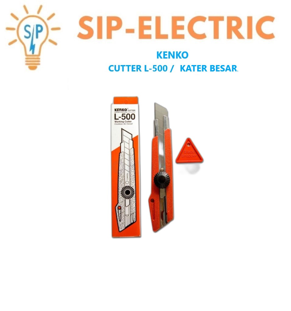 KENKO CUTTER BESAR L-500 + MATA PISAU BESAR / SILET KATER L 500 L500 ...