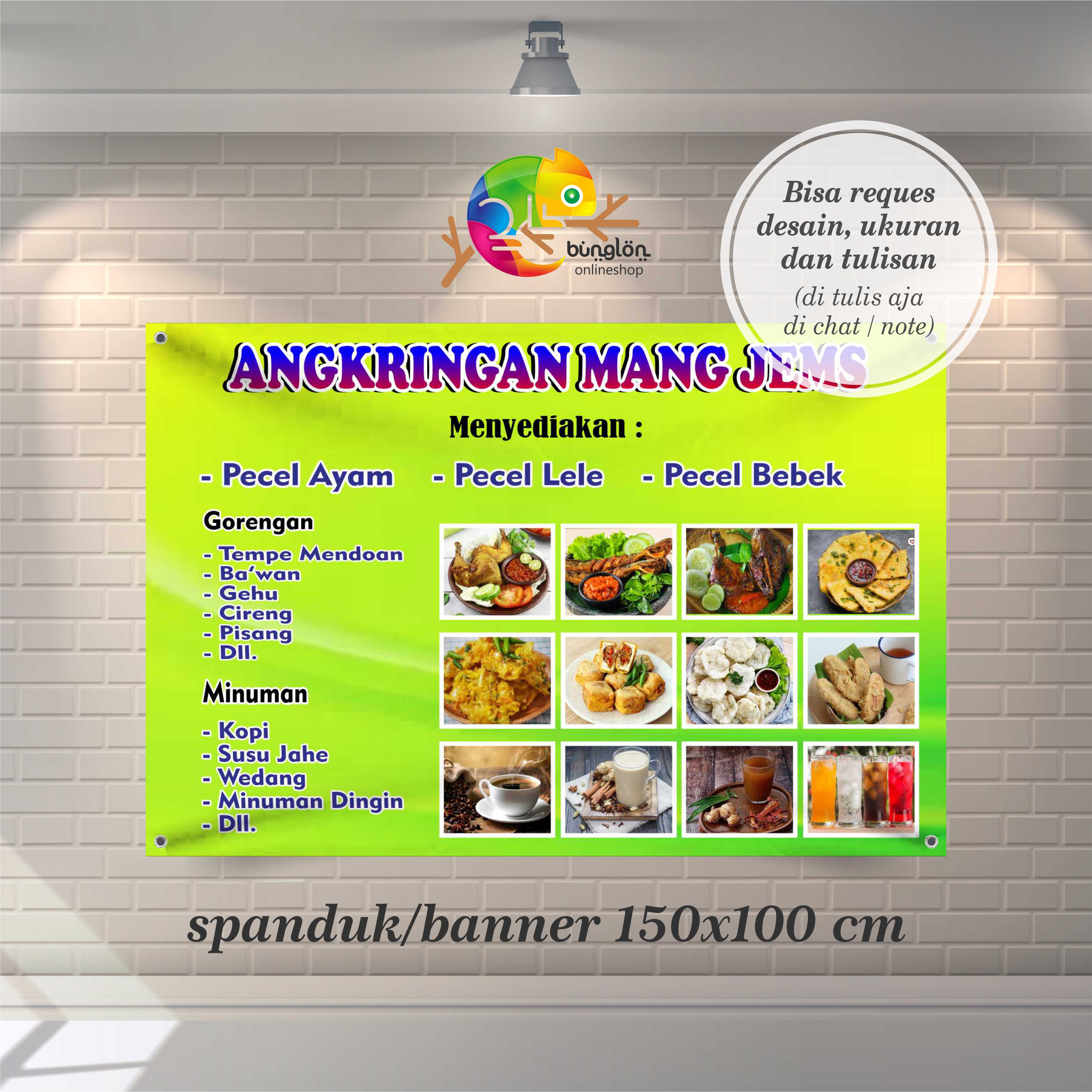 Spanduk Banner Angkringan Free Desain | Lazada Indonesia