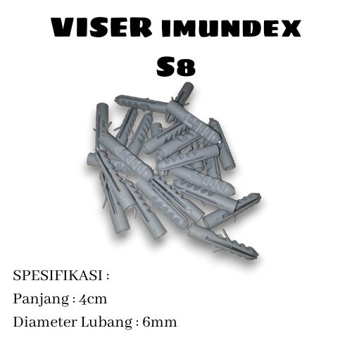 Viser imundex S5 S6 S8 S10 baut tanam lubang dinding | Lazada Indonesia