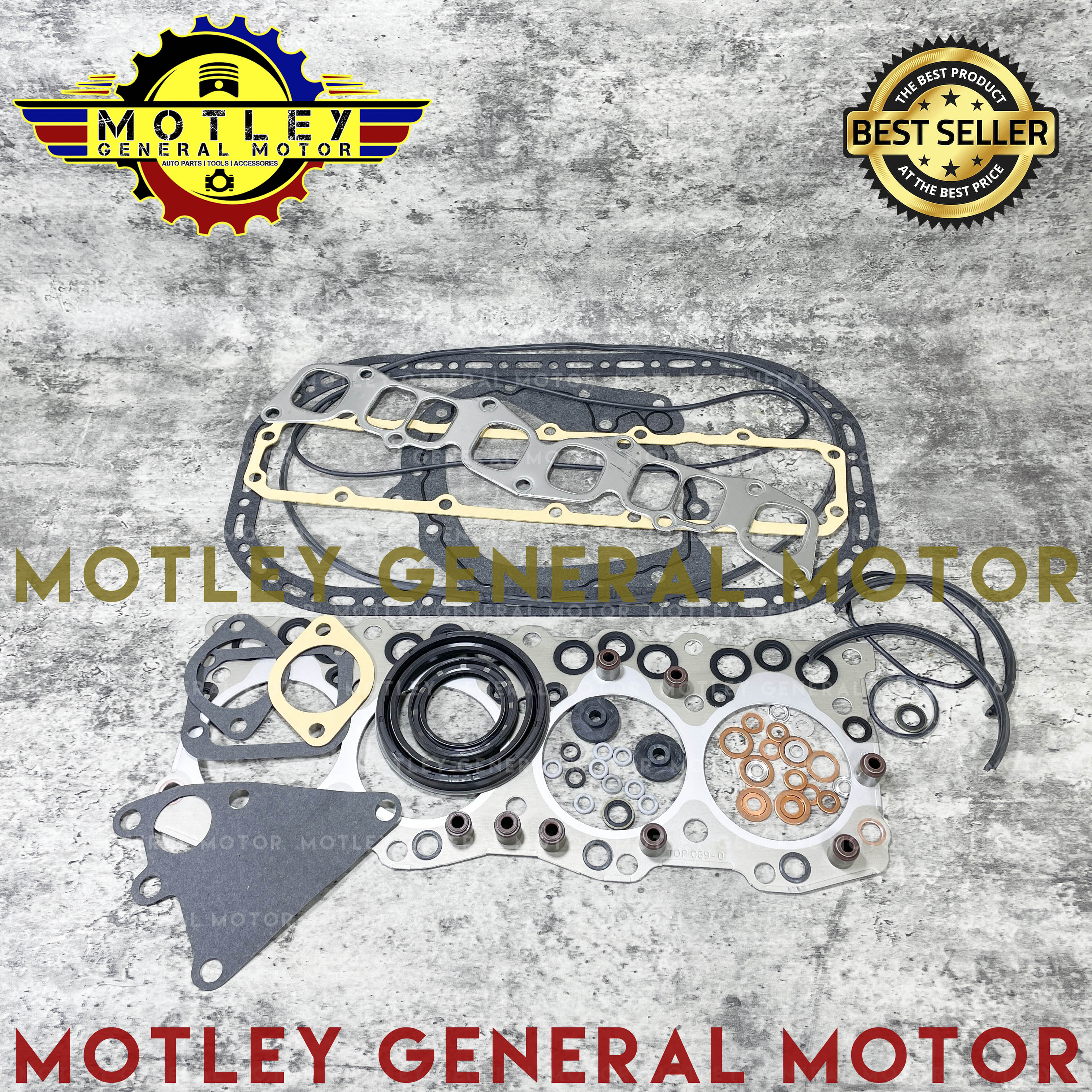 PAKING PACKING GASKET FULL FUL SET ISUZU KAD C190 C 190 HEAD PLAT BESI ...