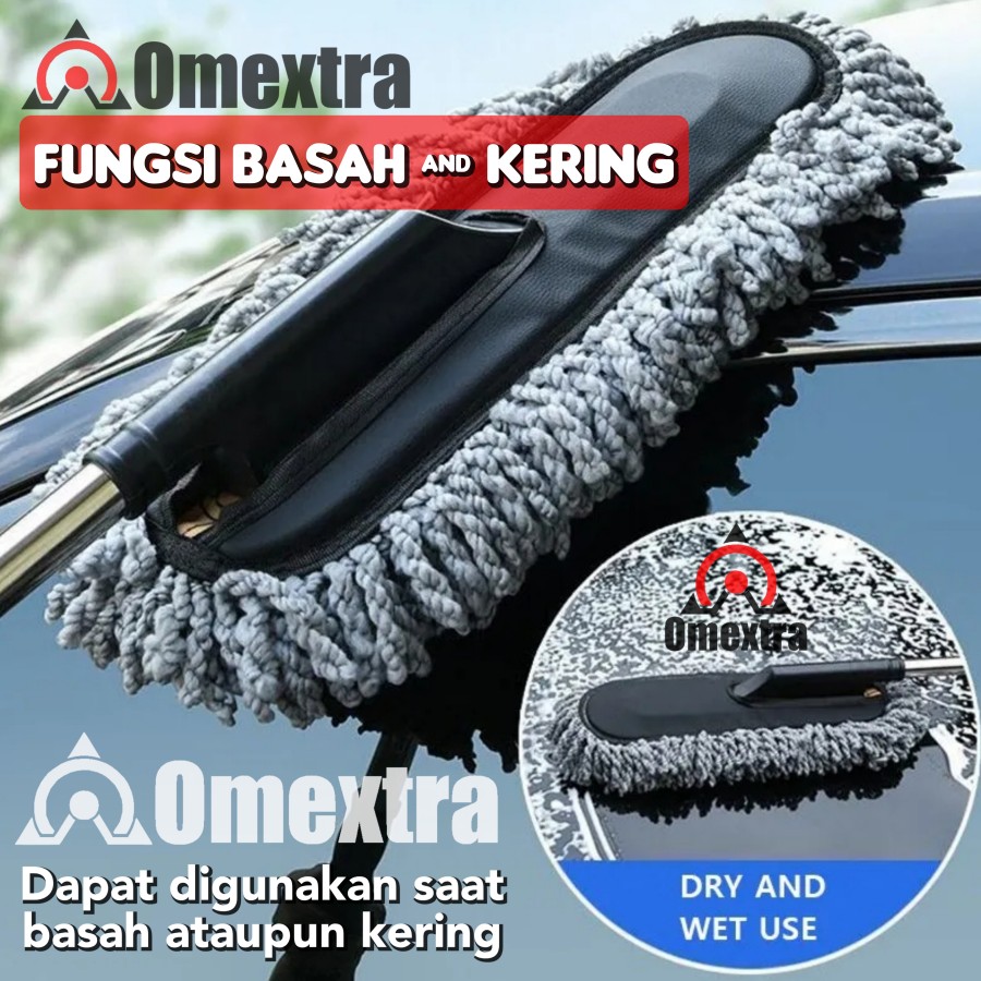 Soft Car Wash Duster Microfiber Kain Lap Cuci Mobil Kemoceng Debu Pel ...