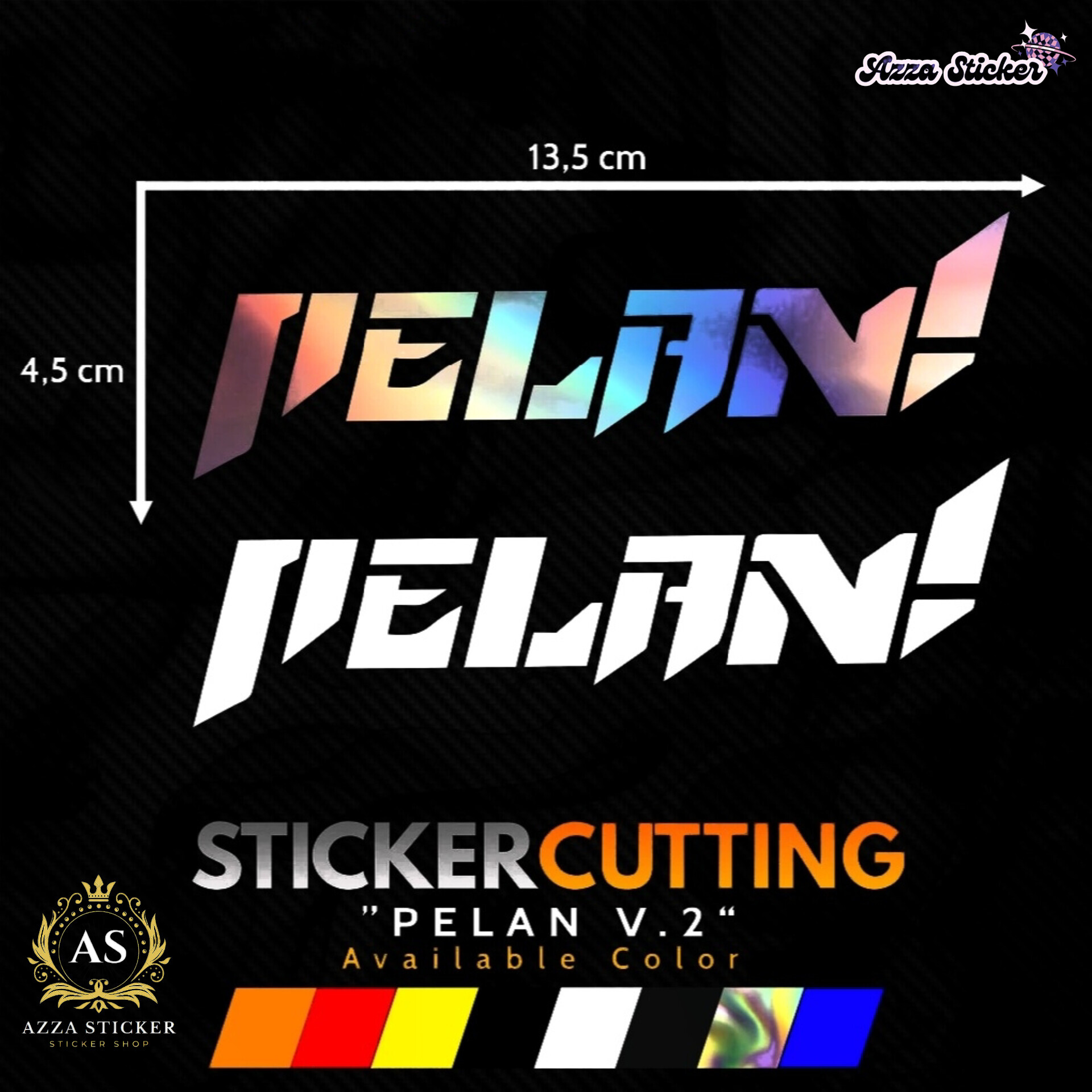 STIKER STICKER CUTTING PELAN V.2 | Lazada Indonesia