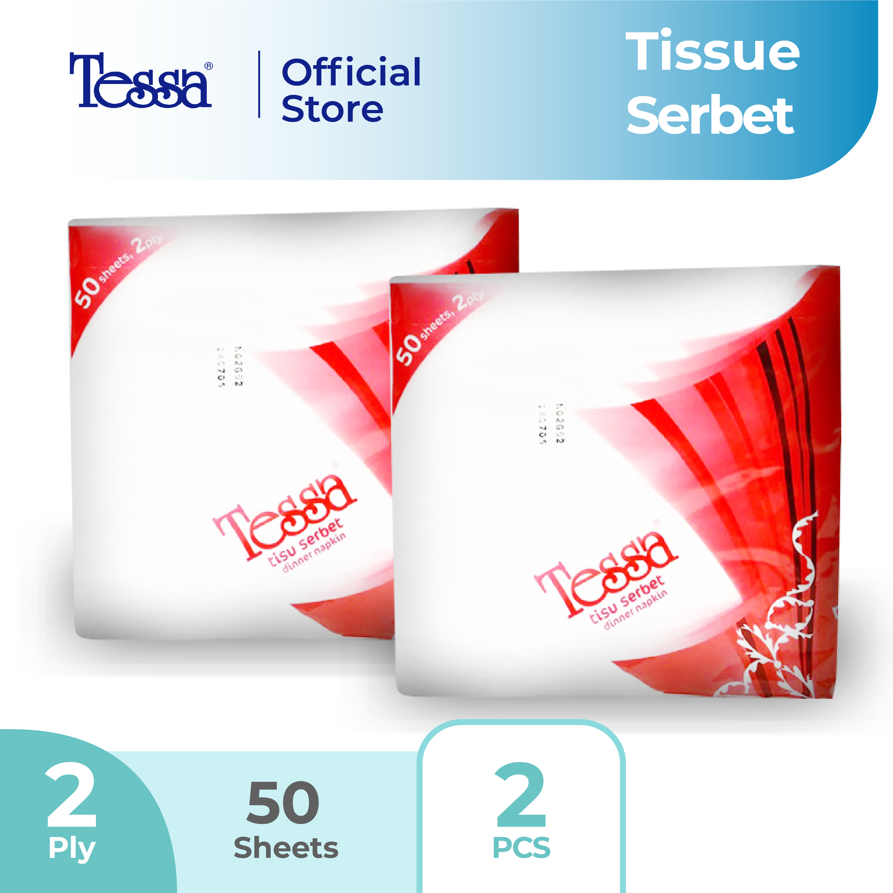 Tissue Tessa Napkin Dinner 50s 2p PA | Lazada Indonesia